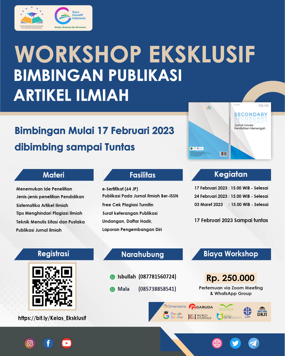 Workshop Eksklusif 2023 – Guru Inspiratif Indonesia